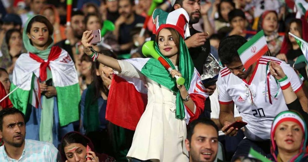 Iranian Women Allowed To Watch Football Game For The First Time In 43 Years