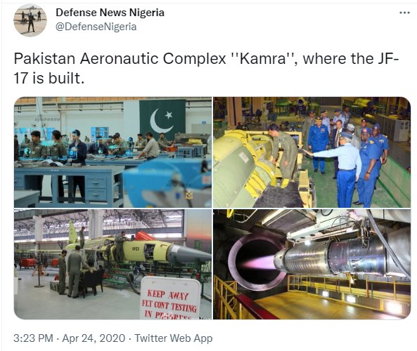 Pakistani JF-17 has one major advantage over world's best aircraft ...