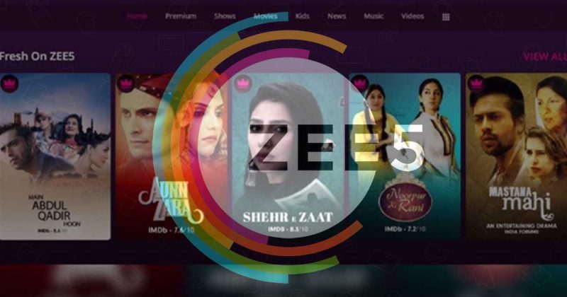 ZEE5, Indian streaming platform to broadcast & produce Pakistani ...