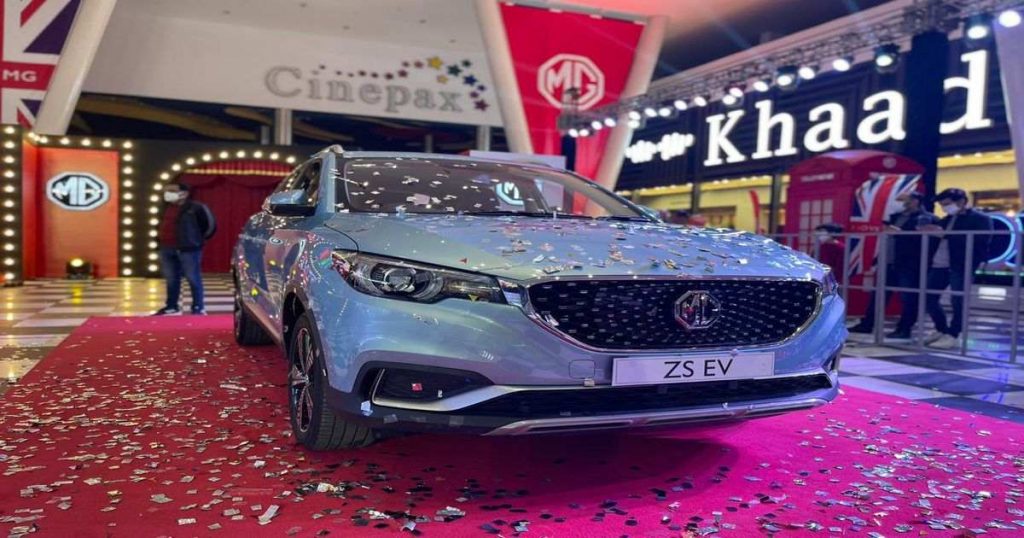 MG unveils ZS EV electric vehicle for Pakistan - Global Village Space
