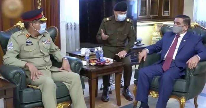 General Nadeem Raza calls on Iraqi defence minister, military leadership