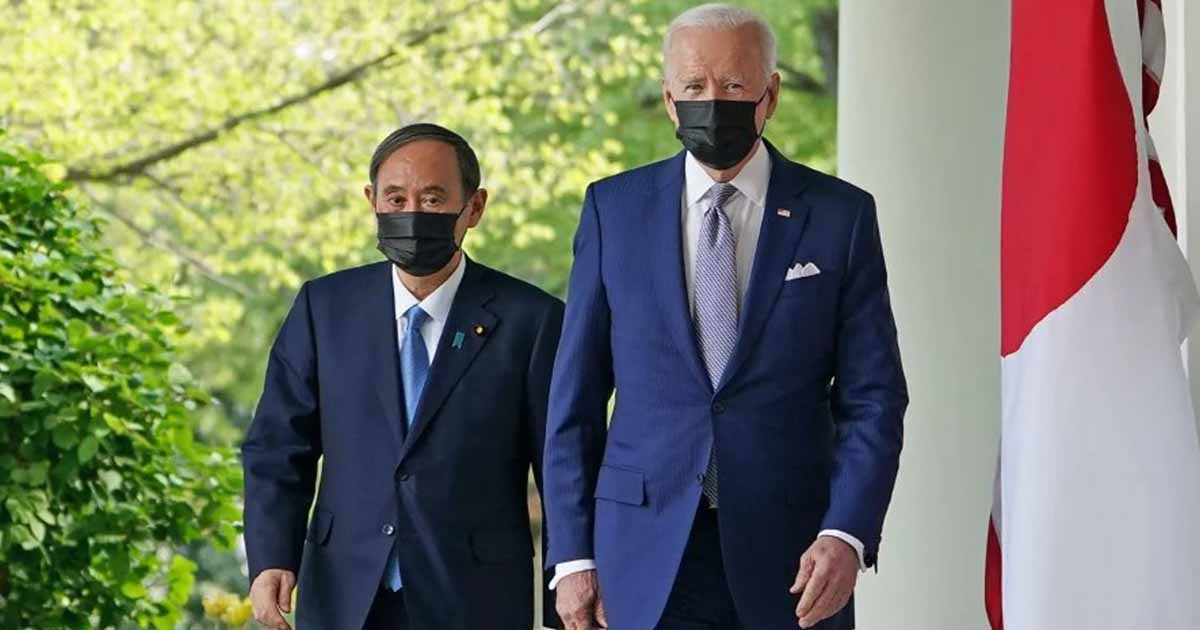 US, Japan show unity against China in Biden's first summit
