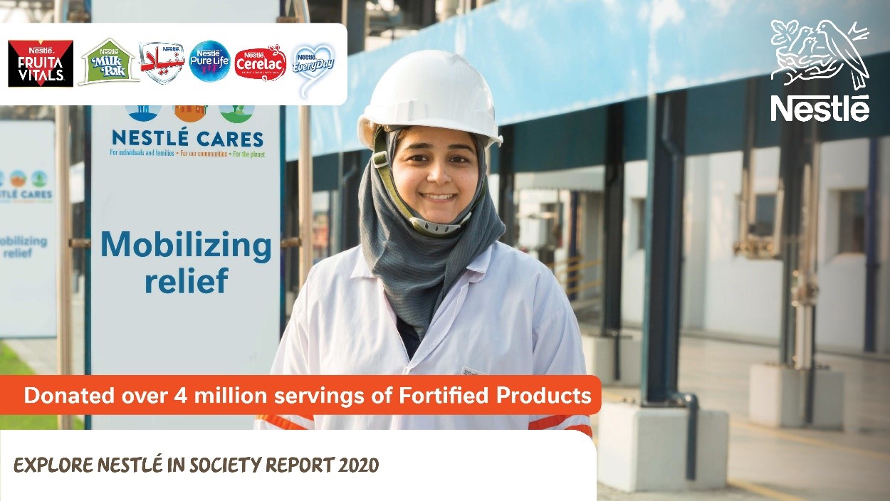 Nestlé in Society- Sustainability Report on its social impact