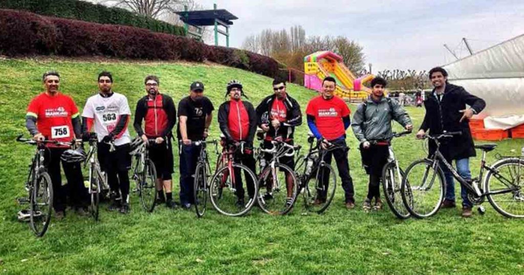 Cyclists raise £50k for mosque in England - Global Village Space