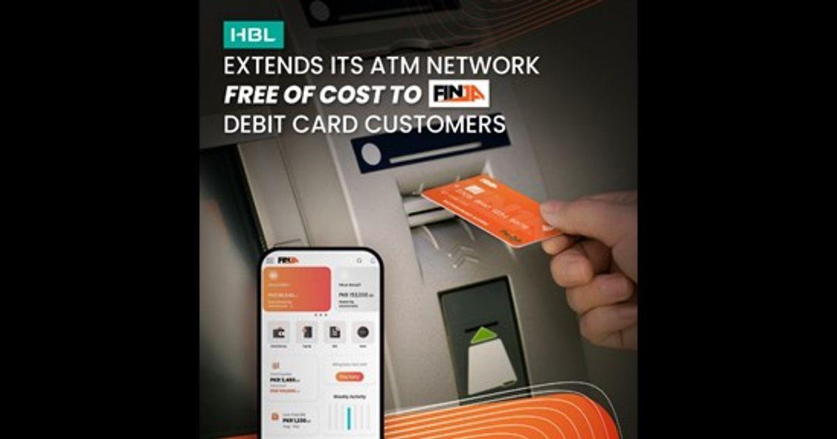 HBL extends free ATM network for Finja Debit Card customers - Global ...