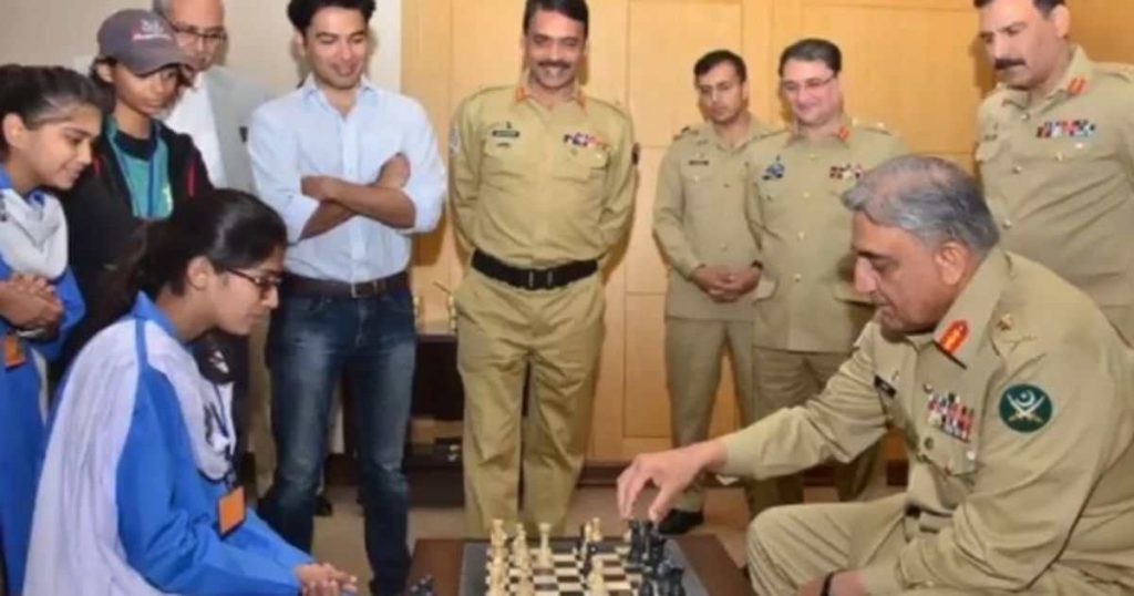 Chess match with COAS Bajwa changed a young girl’s life - Global ...