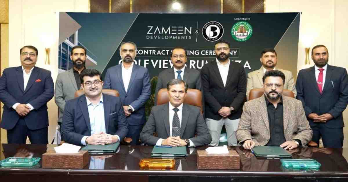 Zameen Developments and Bodla Builders sign agreement with DHA Multan ...