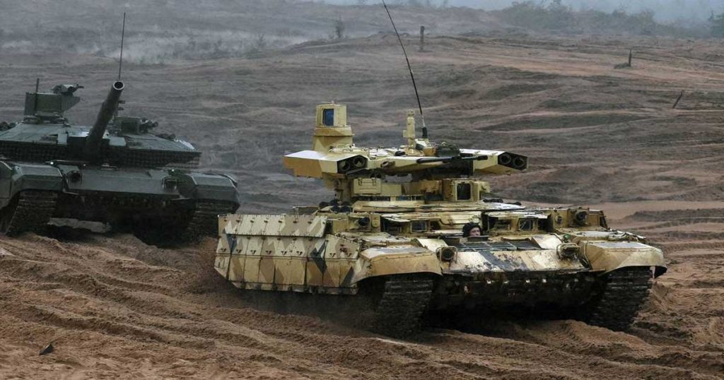 "Terminator" tanks deployed in a first by Russian military - Global ...