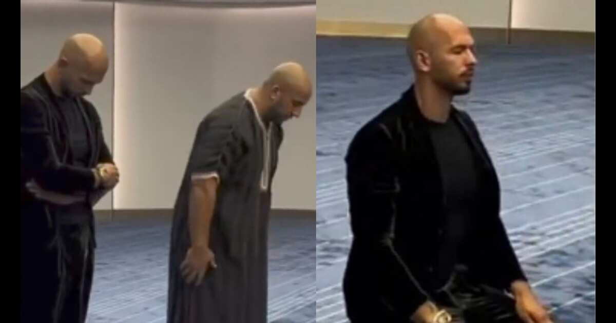 Controversial social media influencer Andrew Tate accepts Islam