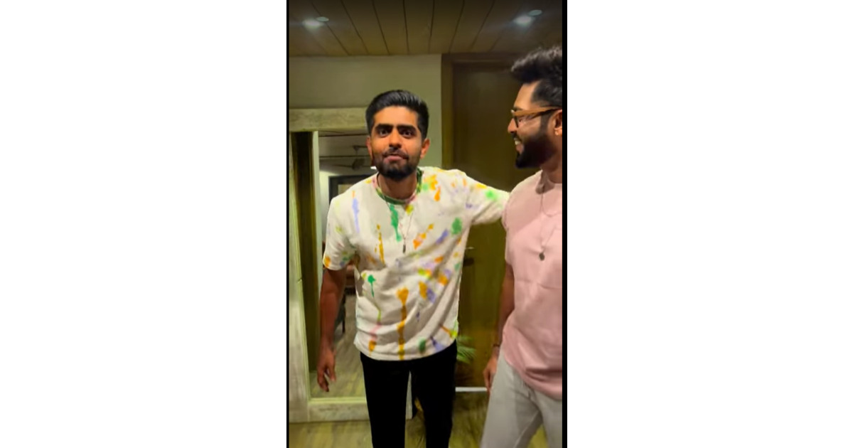 Babar Azam wishes Happy New Year in style