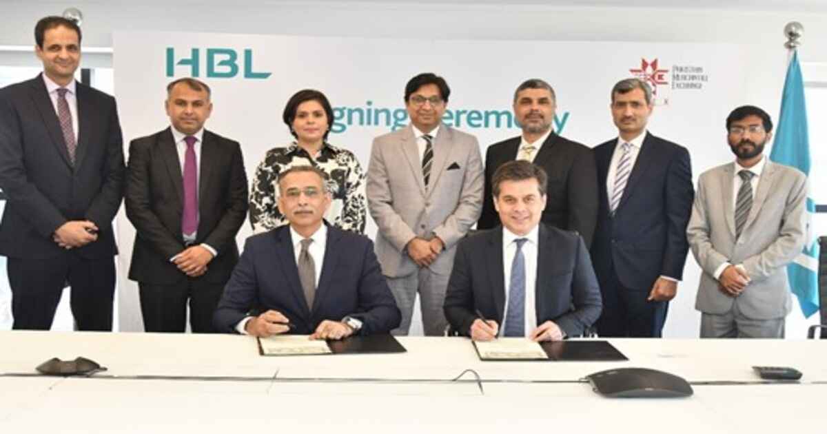 HBL joins forces with PMEX to promote EWR trading - Global Village Space