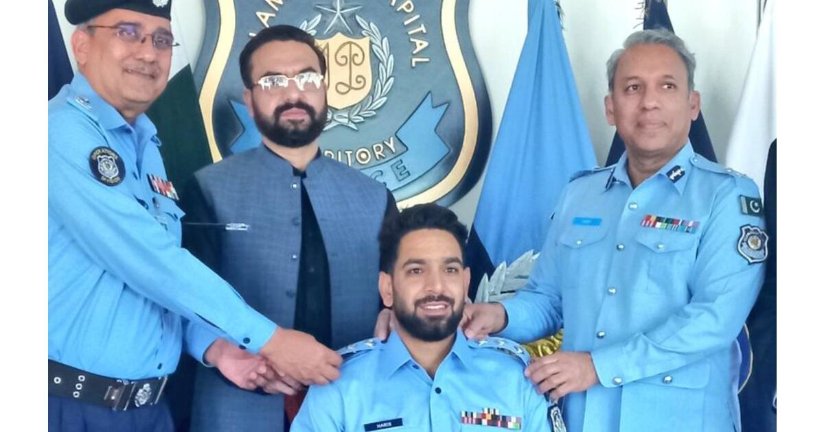 Haris Rauf honored with honorary DSP rank by Islamabad Police