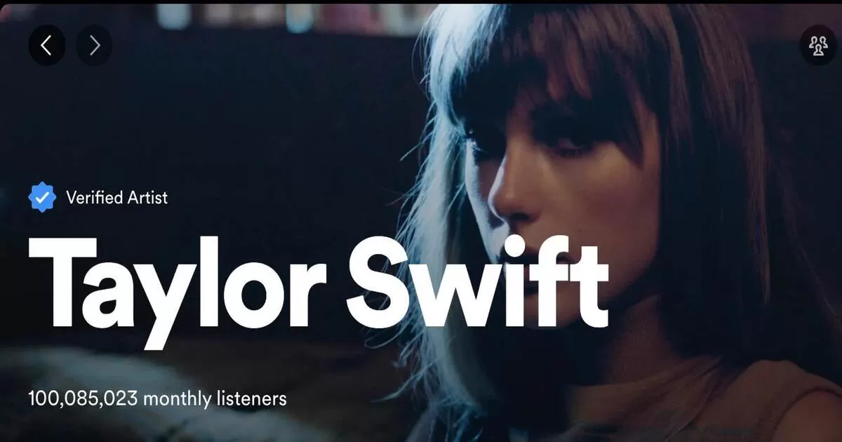 Taylor Swift makes history as the first female artist to reach 100 ...