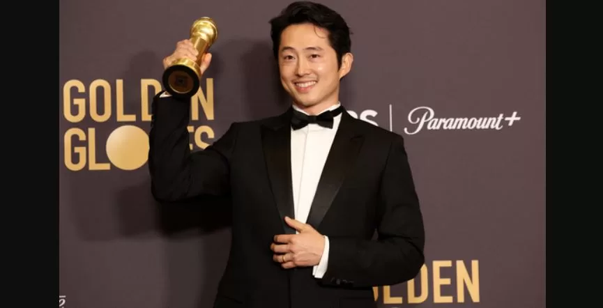 Steven Yeun Makes History as First Asian to Win Best Actor at Golden ...