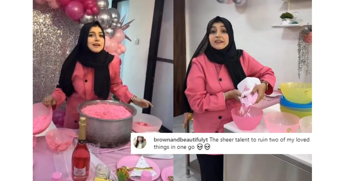 Controversy erupts over Mumbai baker's Pink Biryani at Barbie-Themed Party