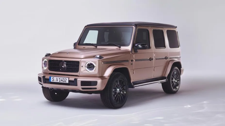 Mercedes Benz reveals Rose Gold G-Wagon with actual diamonds - Global ...