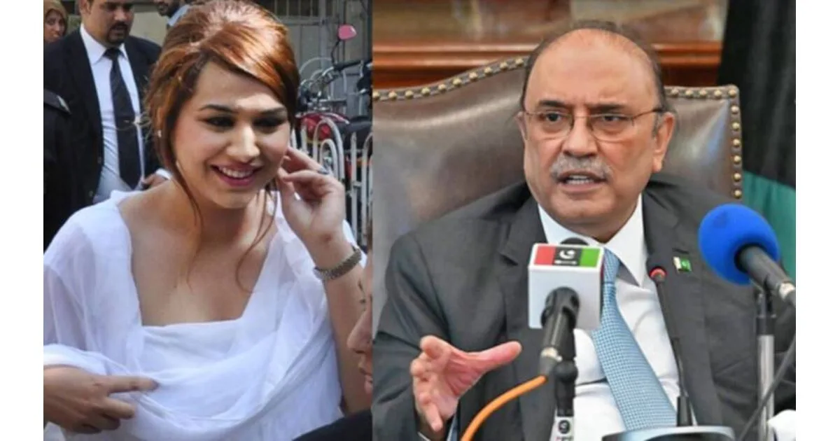 Ayyan Ali cheers Asif Ali Zardari becoming President for second time
