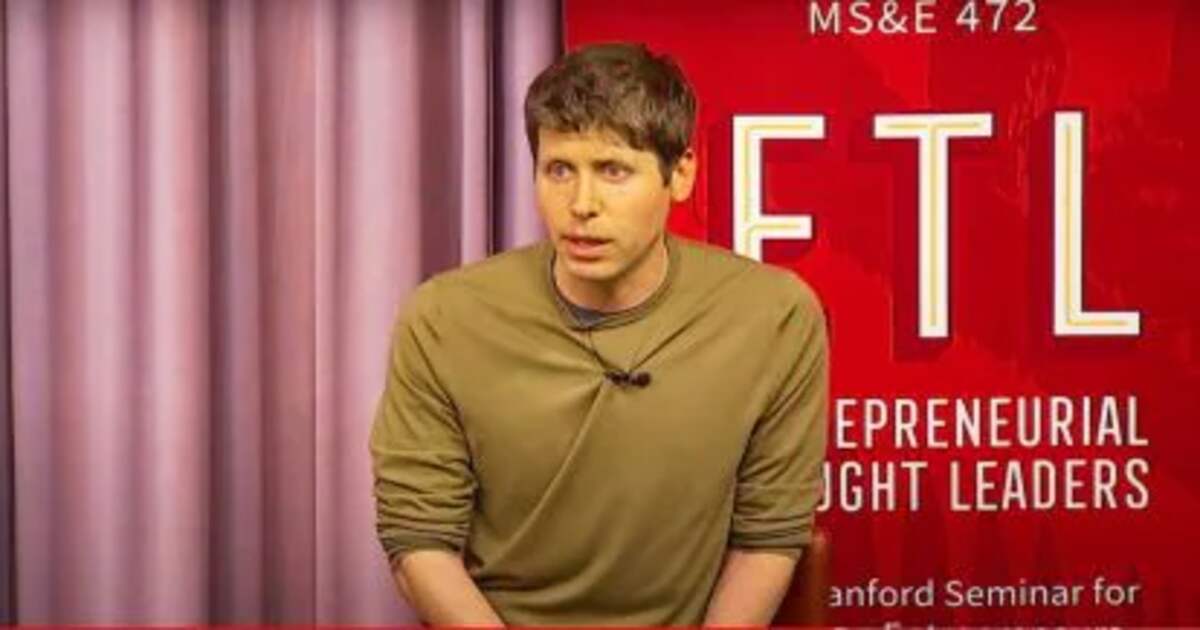 Sam Altman criticizes ChatGPT at Q&A session at Stanford University ...